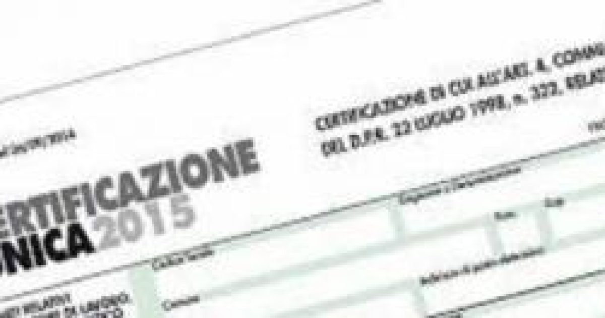 Addio al modello Cud, arriva la nuova Certificazione 'CU 2015' ecco i ...