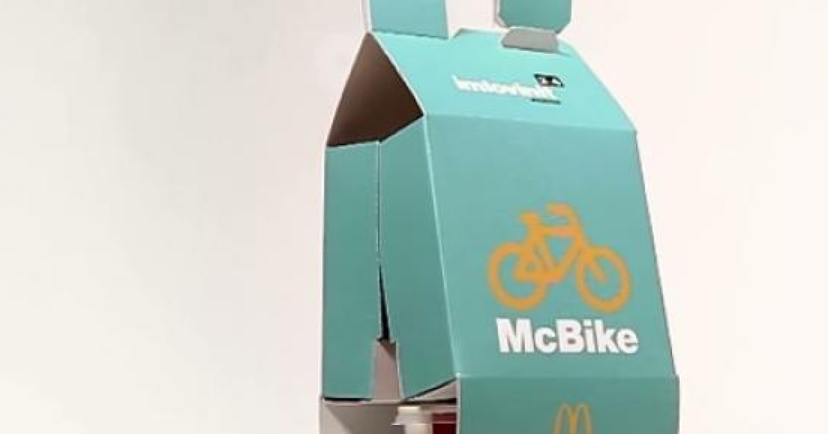 ‘McBike’ is the new takeaway service of McDonald’s