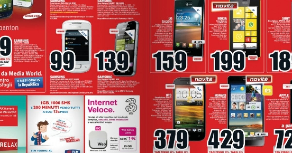 Volantino MediaWorld vs promozioni siti internet: le occasioni del mese ...
