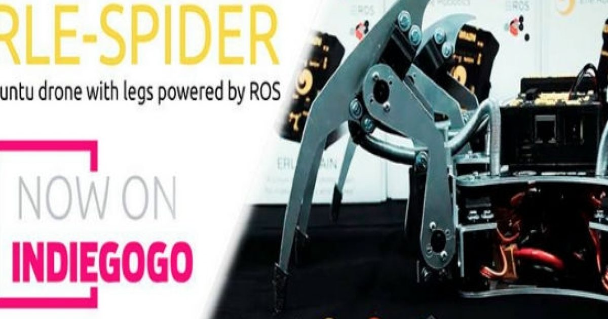 Erle Spider, primera araña robótica basada en Linux