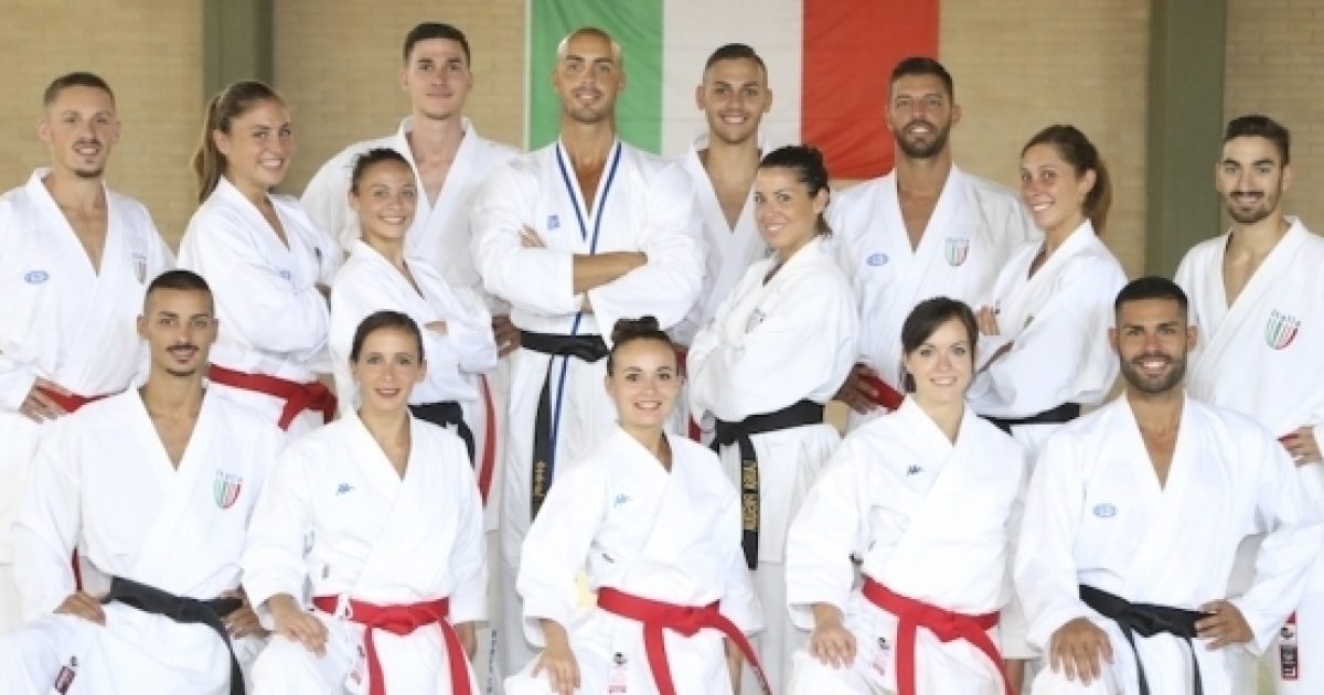 La nazionale di karate punta al Mondiale e pensa a Tokyo 2020