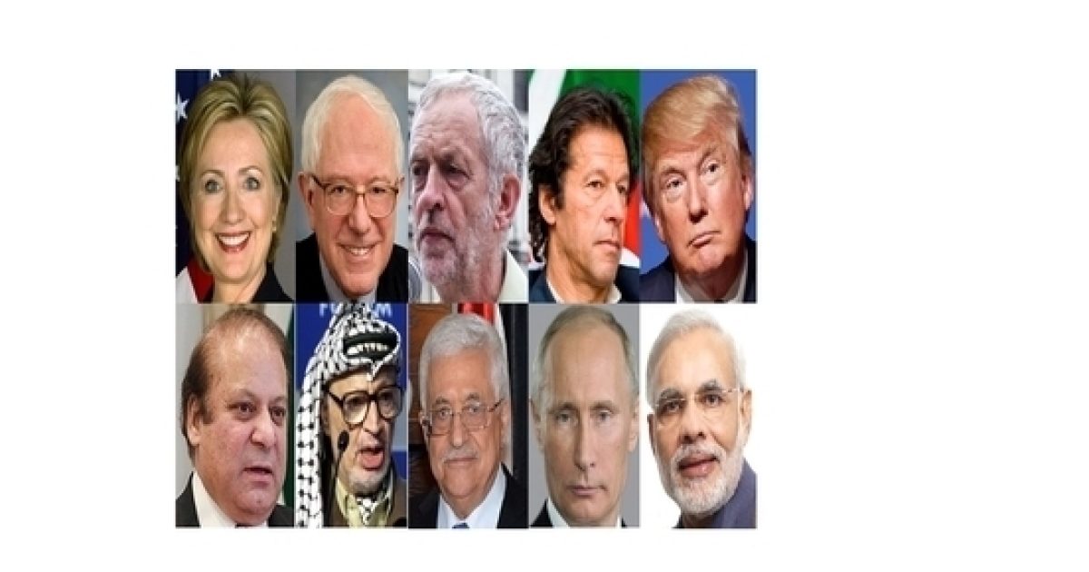 Different types of politicians in the world