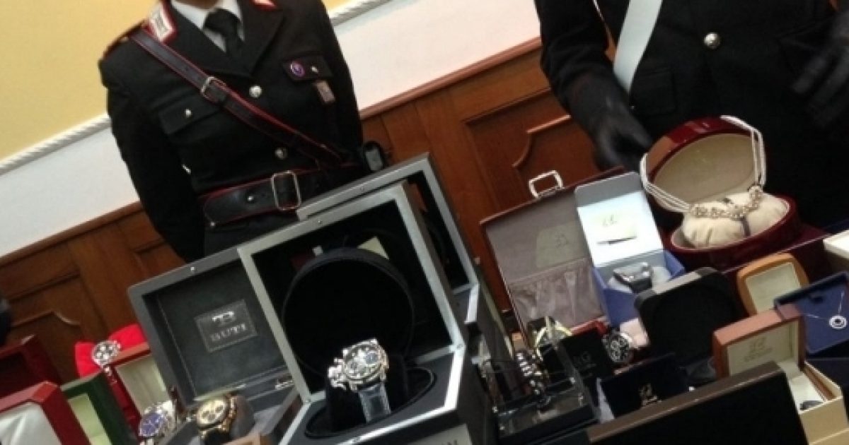 Confiscato tesoro in gioielli e lingotti d'oro a boss dei narcotrafficanti