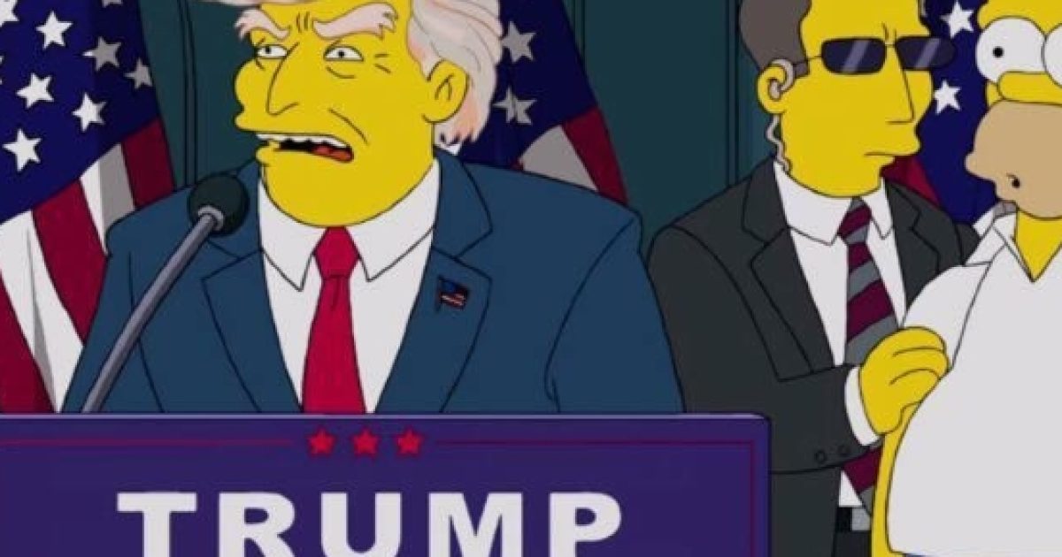 The Simpson: ecco cosa avevano previsto anni fa su Trump presidente