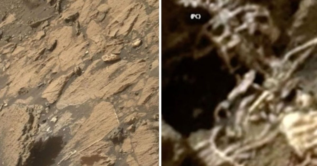 UFO: l'enigma dello scheletro 'alieno' su Marte fotografato dalla NASA