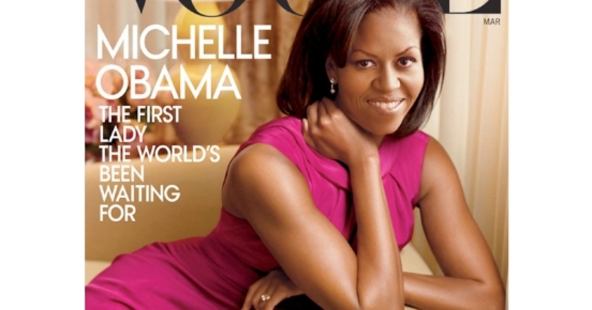 First Lady Michelle Obama poses on cover of December issue of Vogue ...