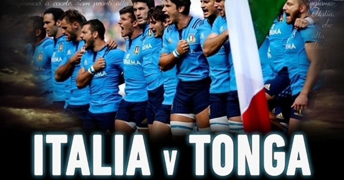 Italia-Tonga rugby, 26/11/2016: dove vedere in diretta tv la partita di ...