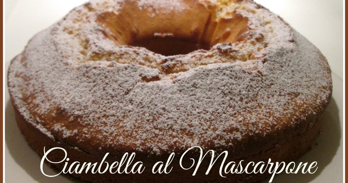 La Ciambella Isabella, cosa serve e come prepararla