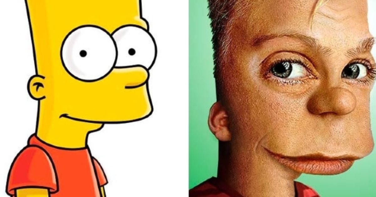 ¿Te has preguntado cómo sería Bart en la vida real?