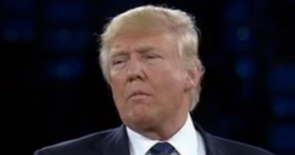 Hundreds protest, others walk out in massive protest of Donald Trump at ...