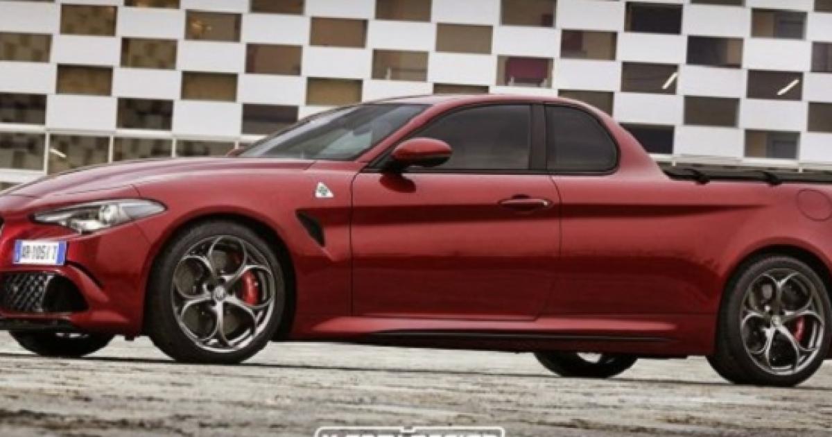 Alfa Romeo Giulia: un render ipotizza la versione Pick Up