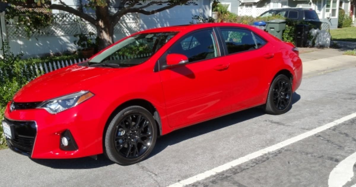 2016 Toyota Corolla Special Edition Absolutely Red, and Sexy, Too.