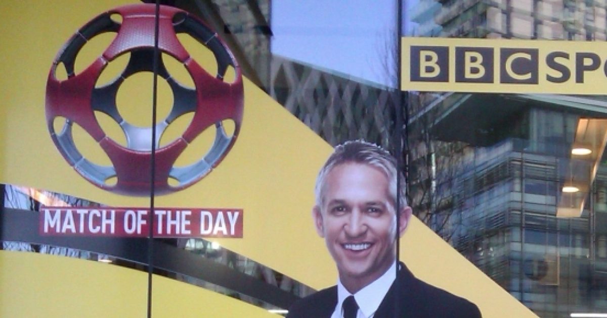 Gary Lineker will present Match of the Day in his pants.
