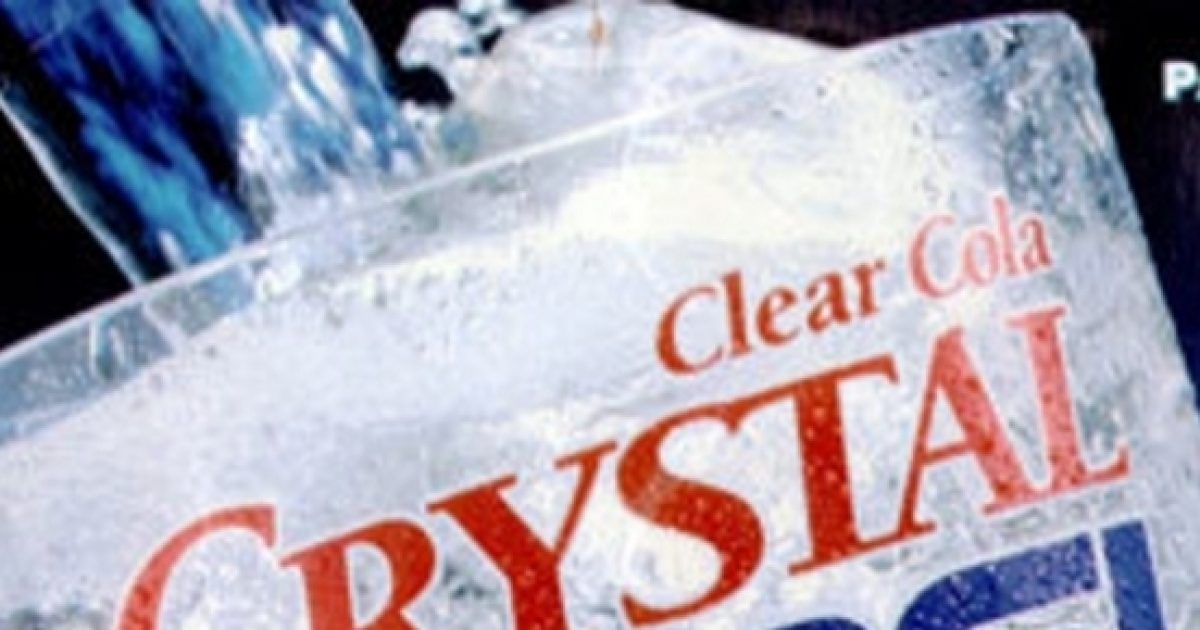 Crystal Pepsi and the really strange history of clear soda
