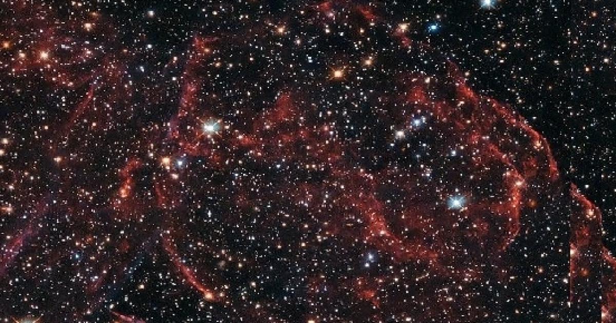Hubble Telescope captures the remnants of a death star