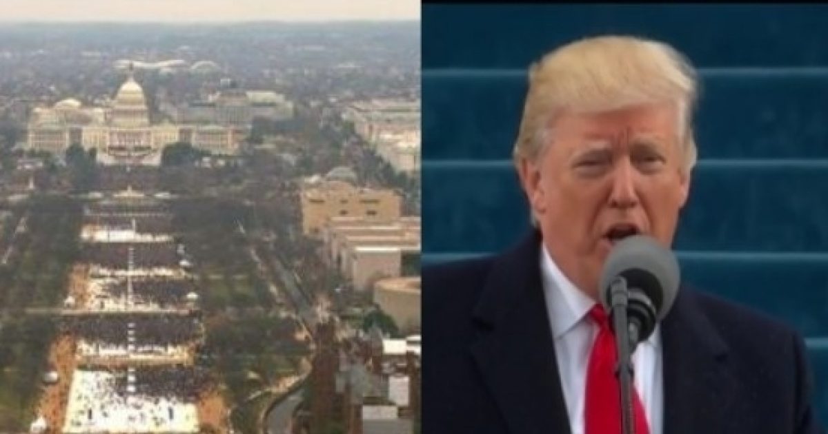 Donald Trump inauguration crowd one-third the size of Obama's ...