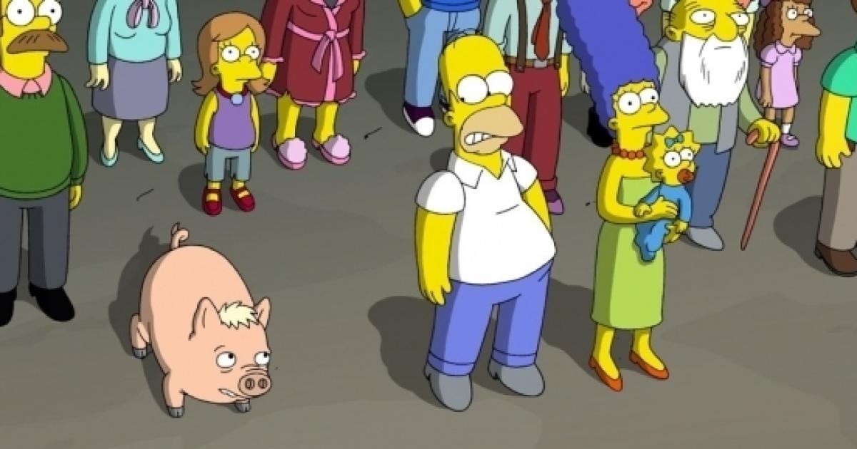 'The Simpsons' explains what happened to Homer's pig in first episode ...