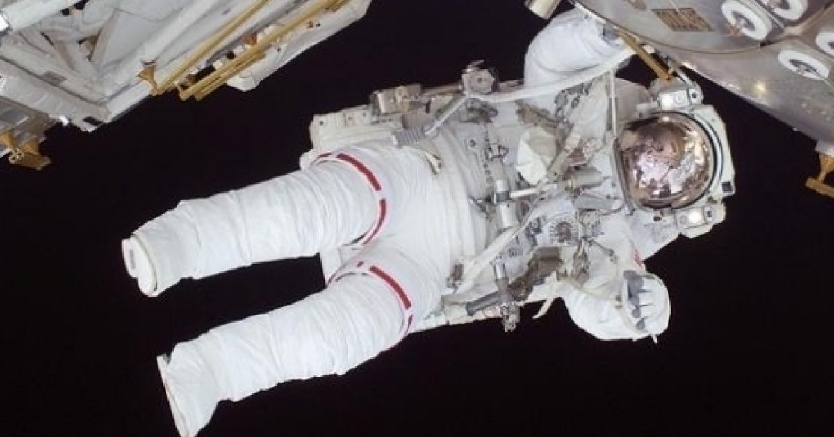 NASA astronauts install high-definition video camera outside ISS