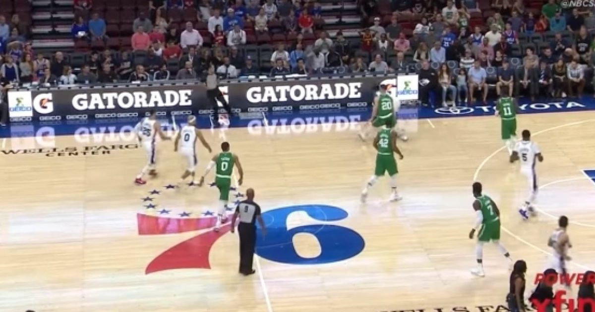 NBA preseason: Boston Celtics win against the Philadelphia 76ers