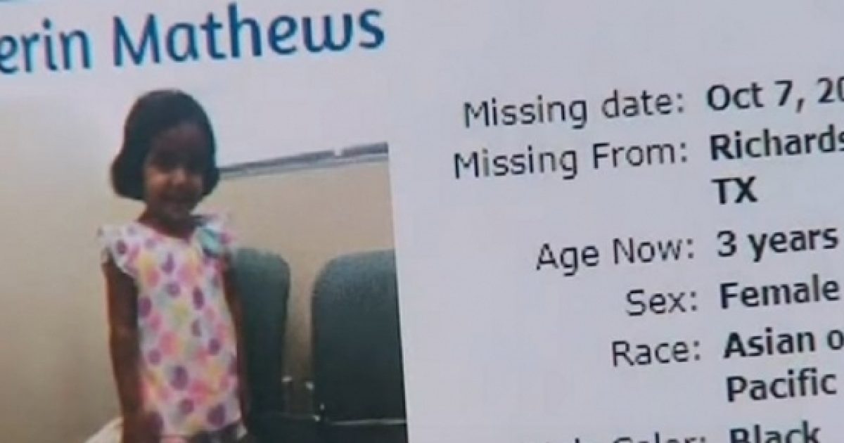 Missing Texas toddler Sherin Mathews’ mother ‘distraught,’ but ‘hopeful’