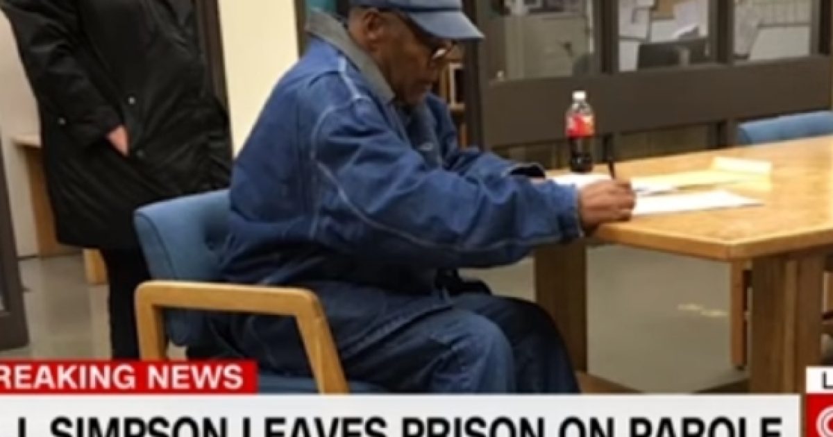 Former football legend O.J. Simpson released from prison after nine years