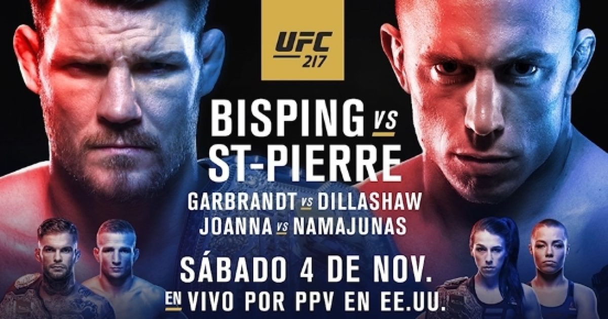 UFC 217: Bisping vs St-Pierre. El regreso de la leyenda.