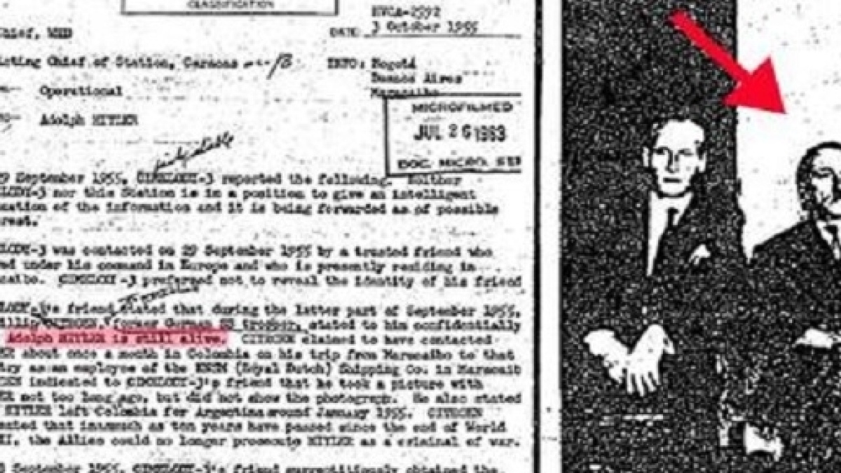 Hitler fuggito in Sudamerica: è quanto afferma un file della Cia ...