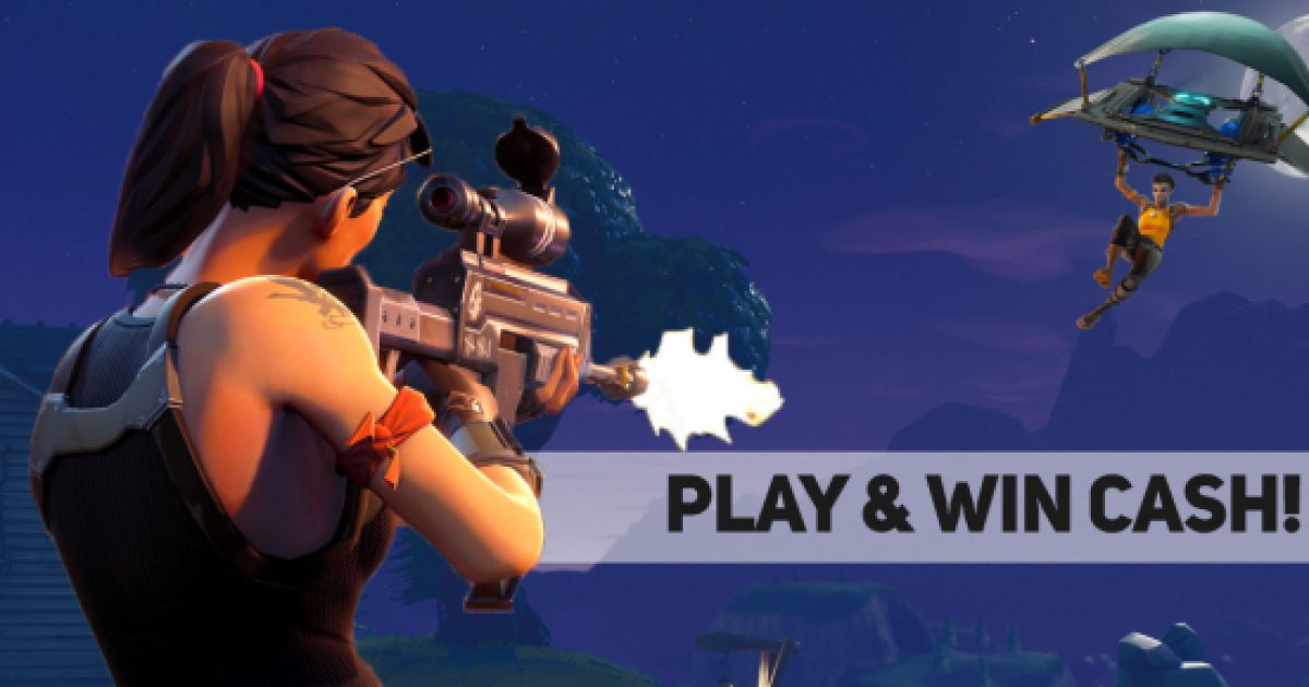 Play 'Fortnite' Battle Royale and win cash prizes.
