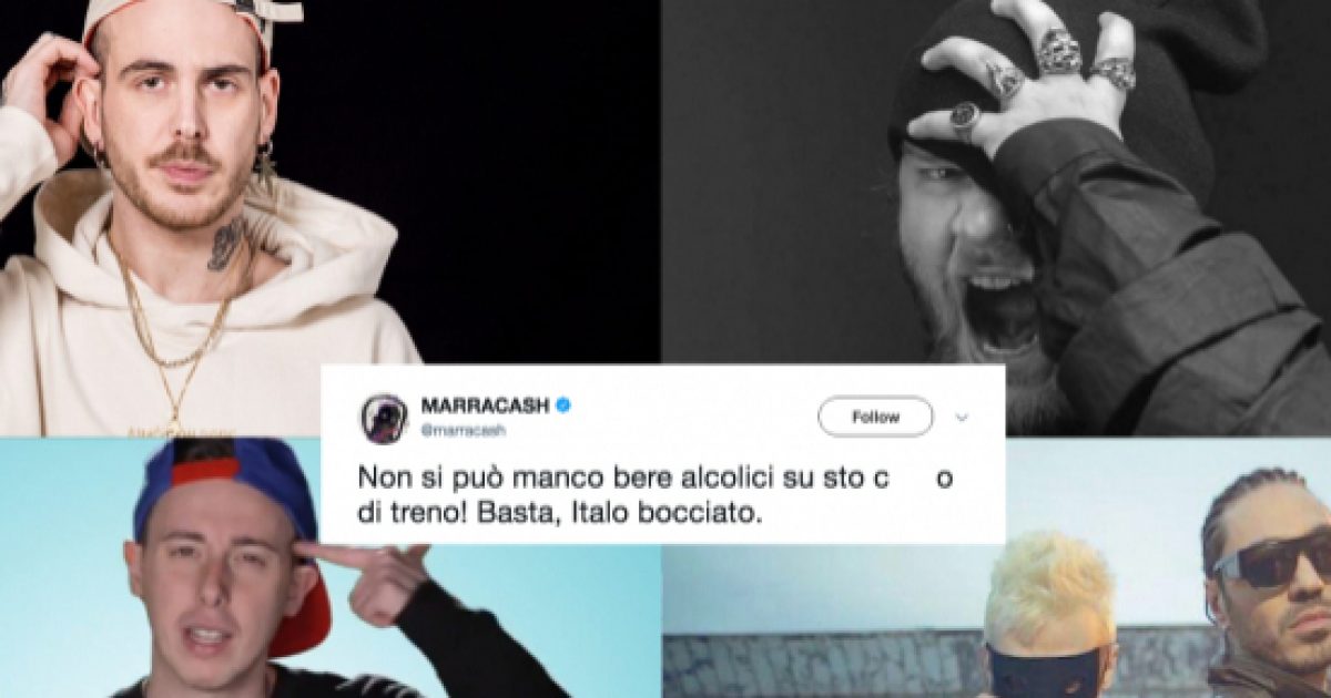 I rapper italiani odiano i treni e le compagnie ferroviarie (video)