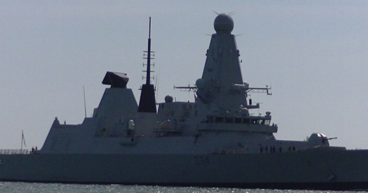 Royal Navy's one billion pound destroyer malfunctions and limps back