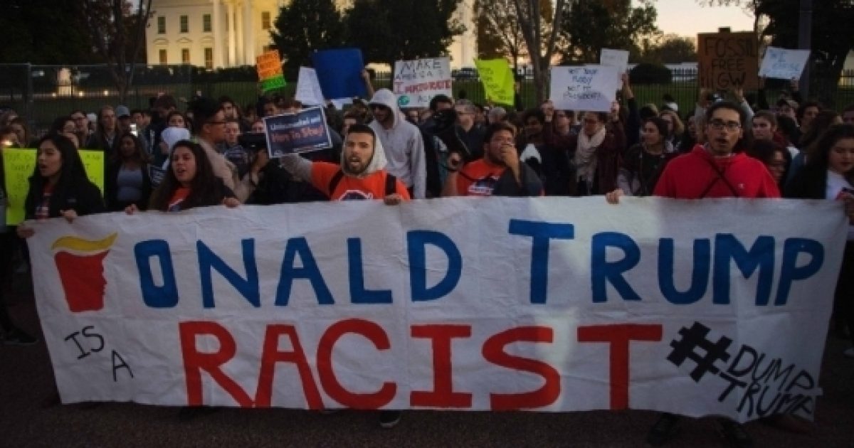 Angry immigrant students protest Trump's demeaning immigration policies