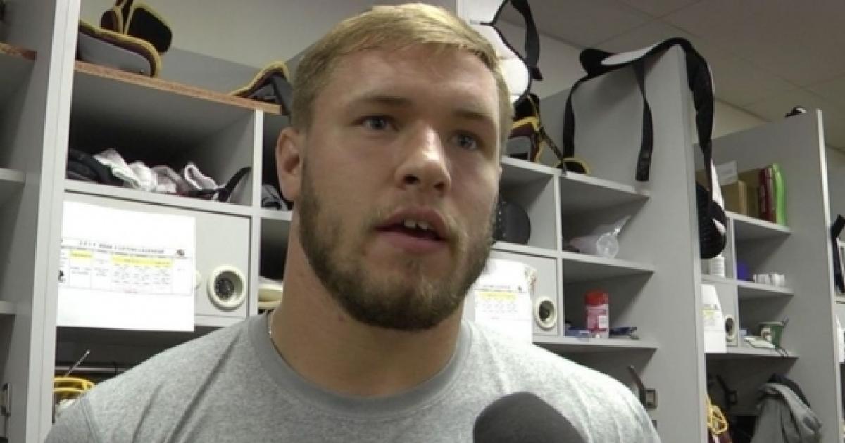 Will Compton is not only good looking but he can take down a troll