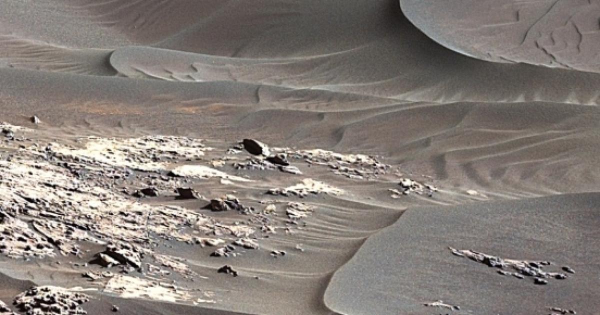 NASA discovers red sand dunes on the surface of Mars