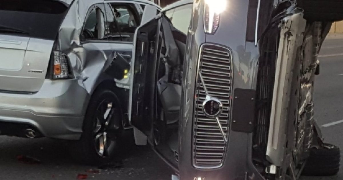 Arizona Crash Uber Suspends Self Driving Cars