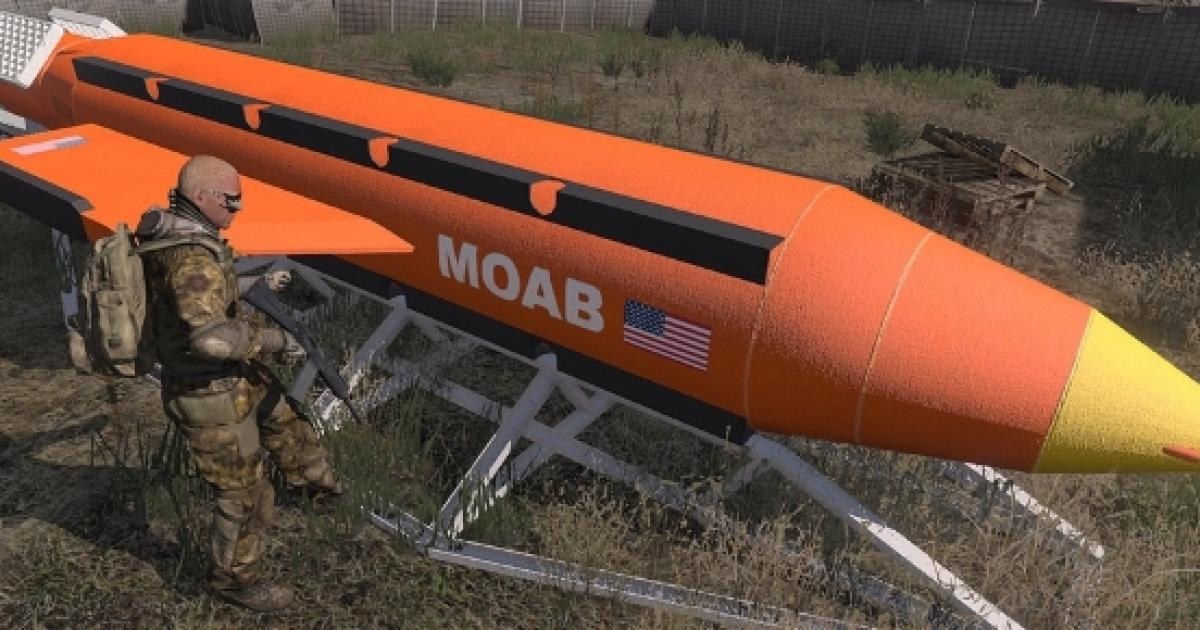 Gli Usa in Afghanistan usano la super bomba 'Moab'