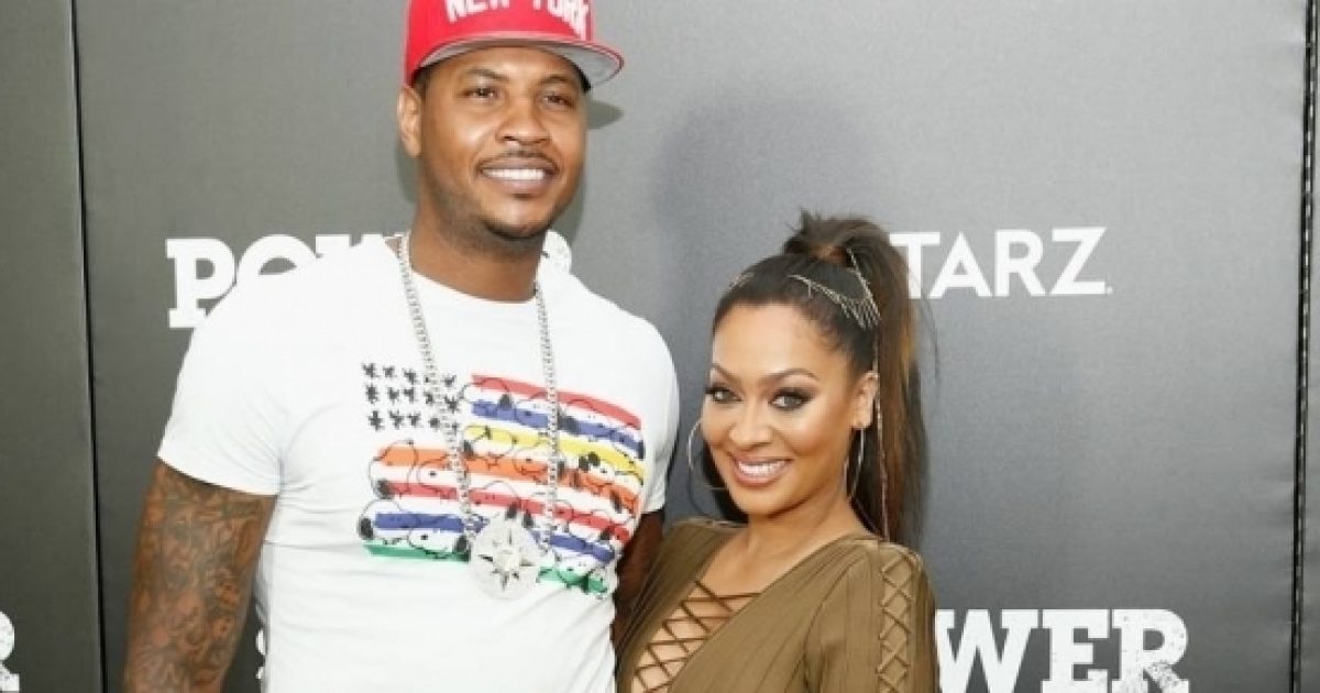 Carmelo Anthony and La La separate
