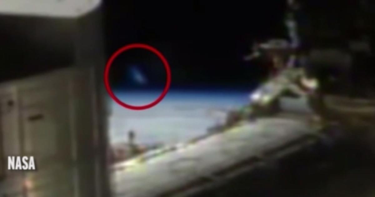 UFO hunters spot an 'alien cylinder' UFO on NASA camera from ISS