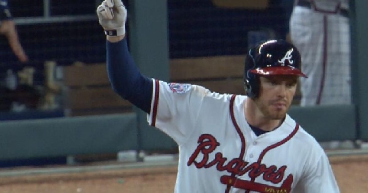 Freddie Freeman helps Atlanta Braves pull a 'W' before it was too late