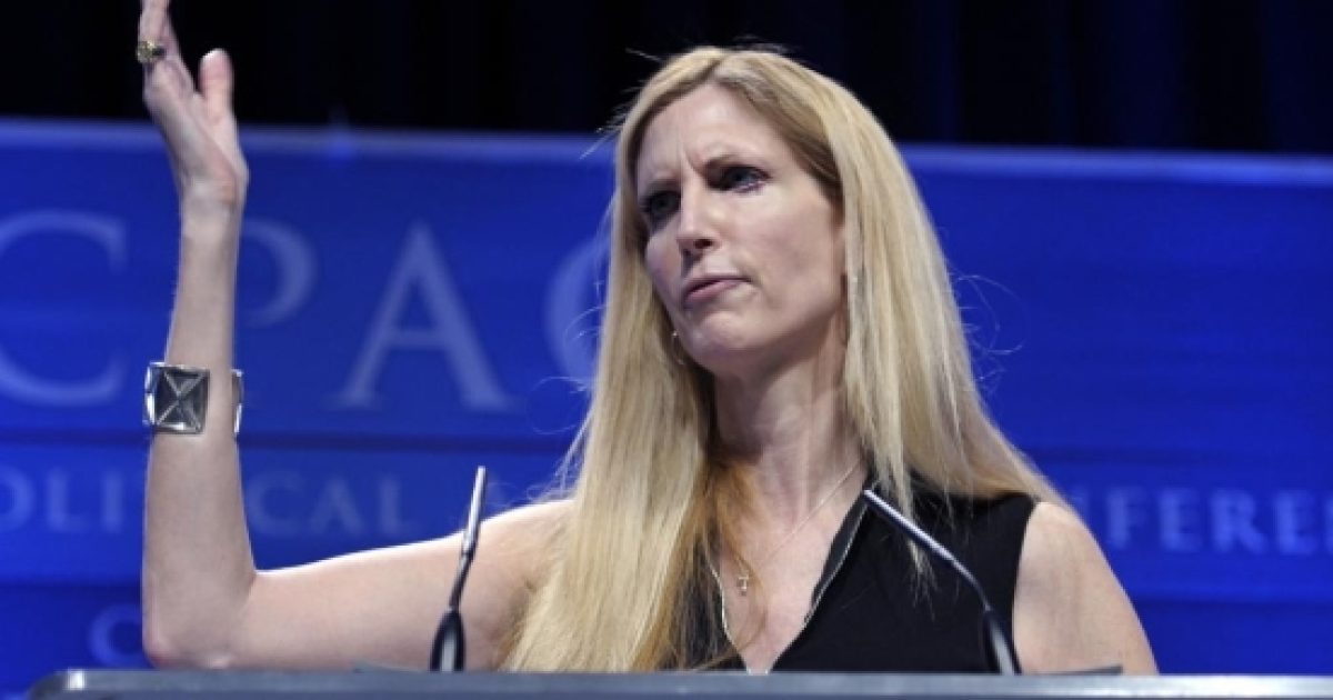 How long will it take Ann Coulter to play the victim?