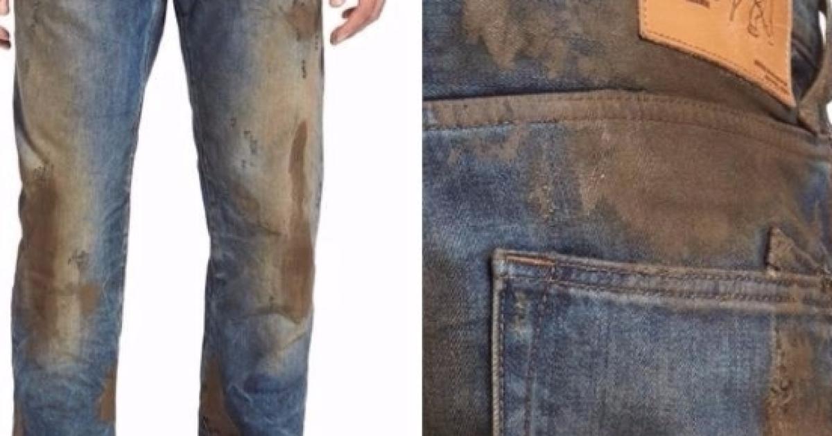 ‘Get down and dirty’ in Nordstrom’s mud-caked jeans at ‘only’ $425
