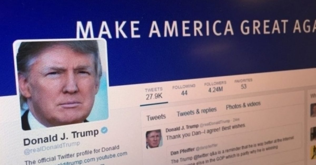 President Donald Trump's tweets must be archived and kept by the White ...