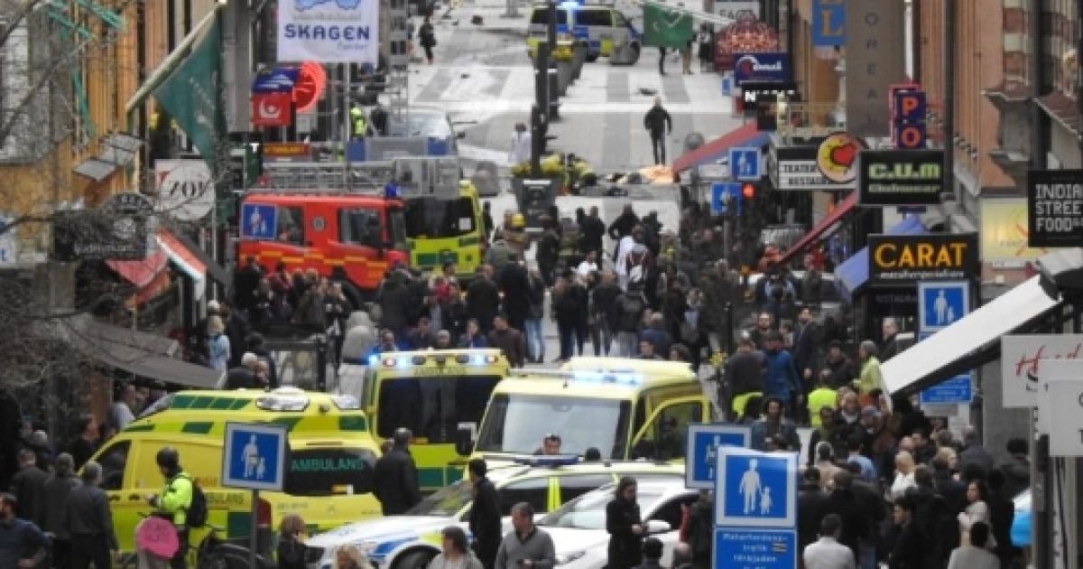 Stockholm terrorist attack: eyewitness accounts of the ‘sheer panic’
