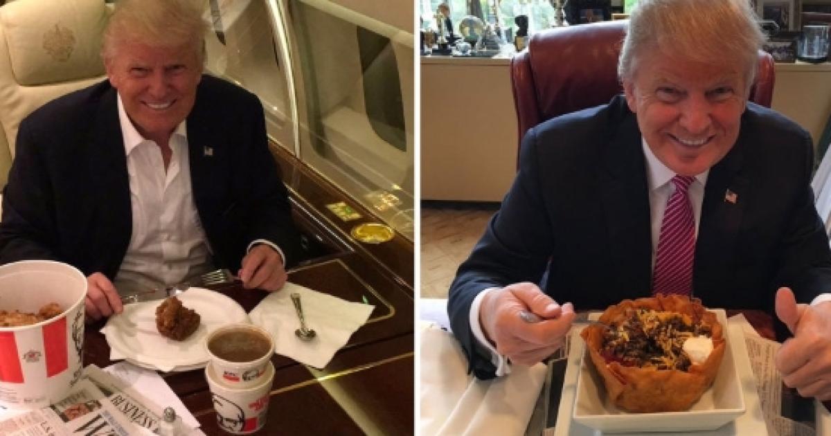 Donald Trump takes on Michelle Obama in waging a war on healthy food ...