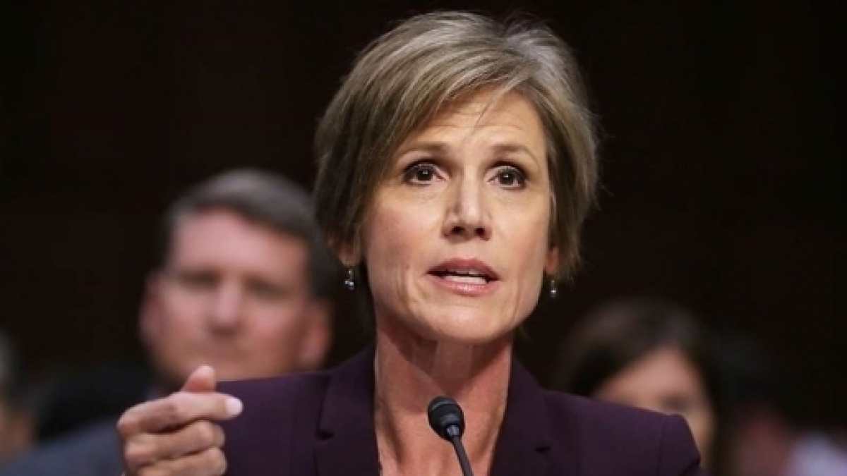 Sally Yates testified in front of the Senate