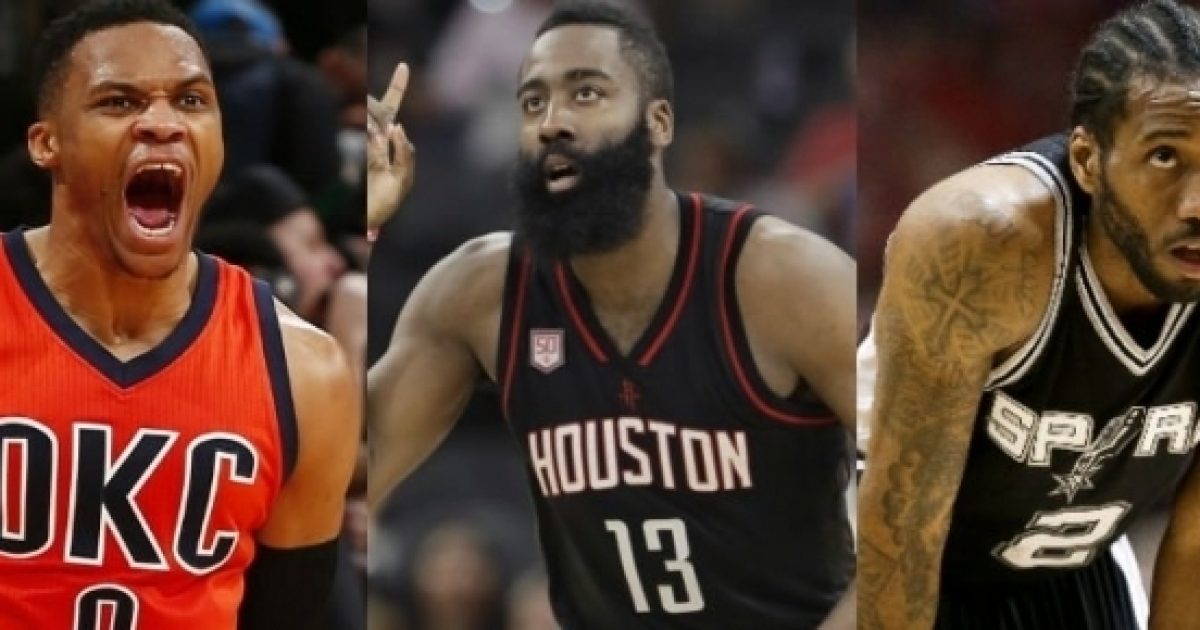 The three finalists for 2017 NBA MVP announced