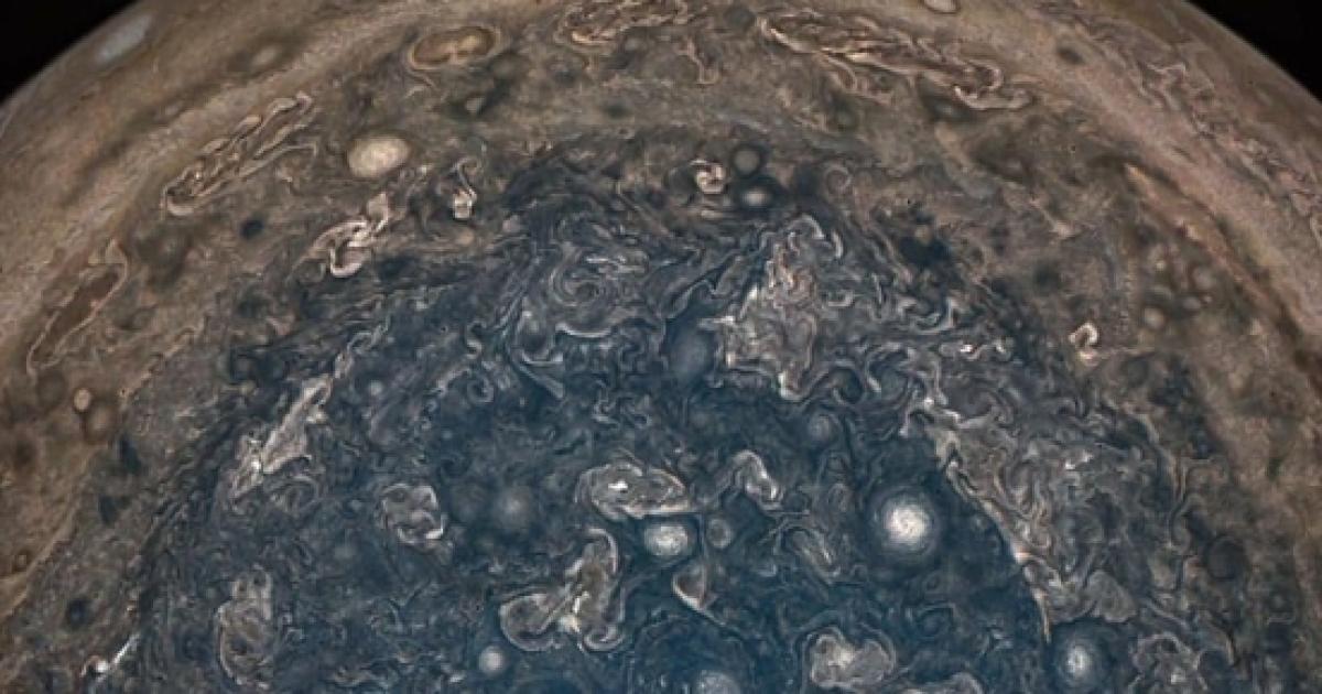 NASA discovered Earth-sized cyclones in Jupiter's poles, scientists are ...