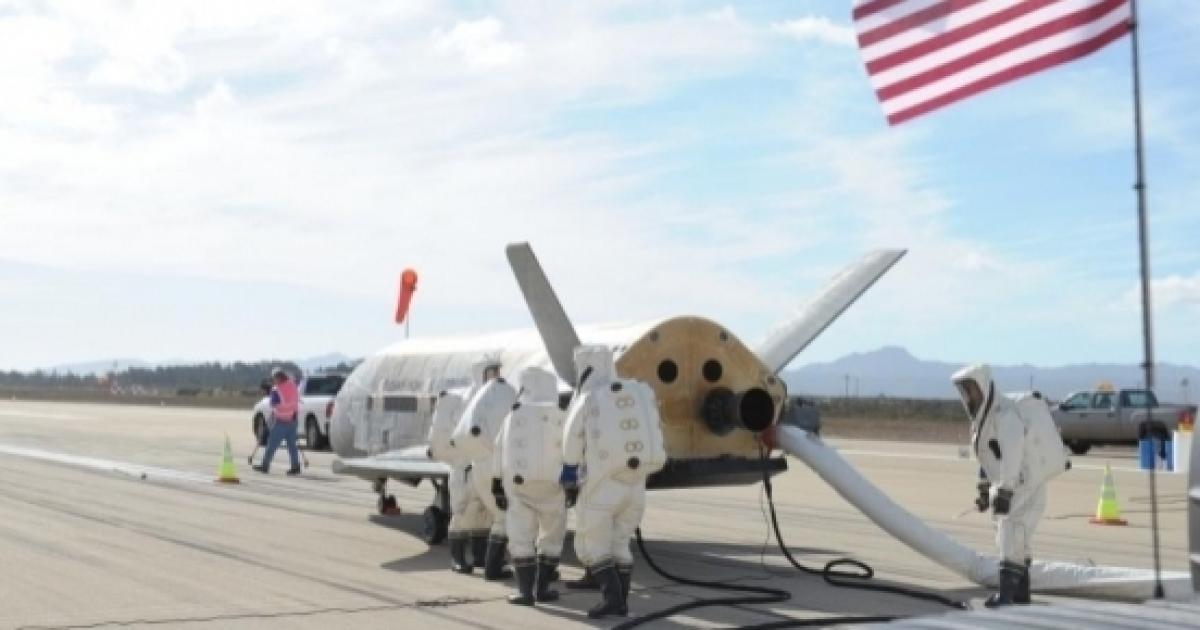 The Air Force's X-37B orbital shuttle lands after secret two-year mission