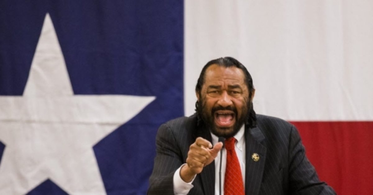 Texas Representative Al Green calls for impeachment of Donald Trump