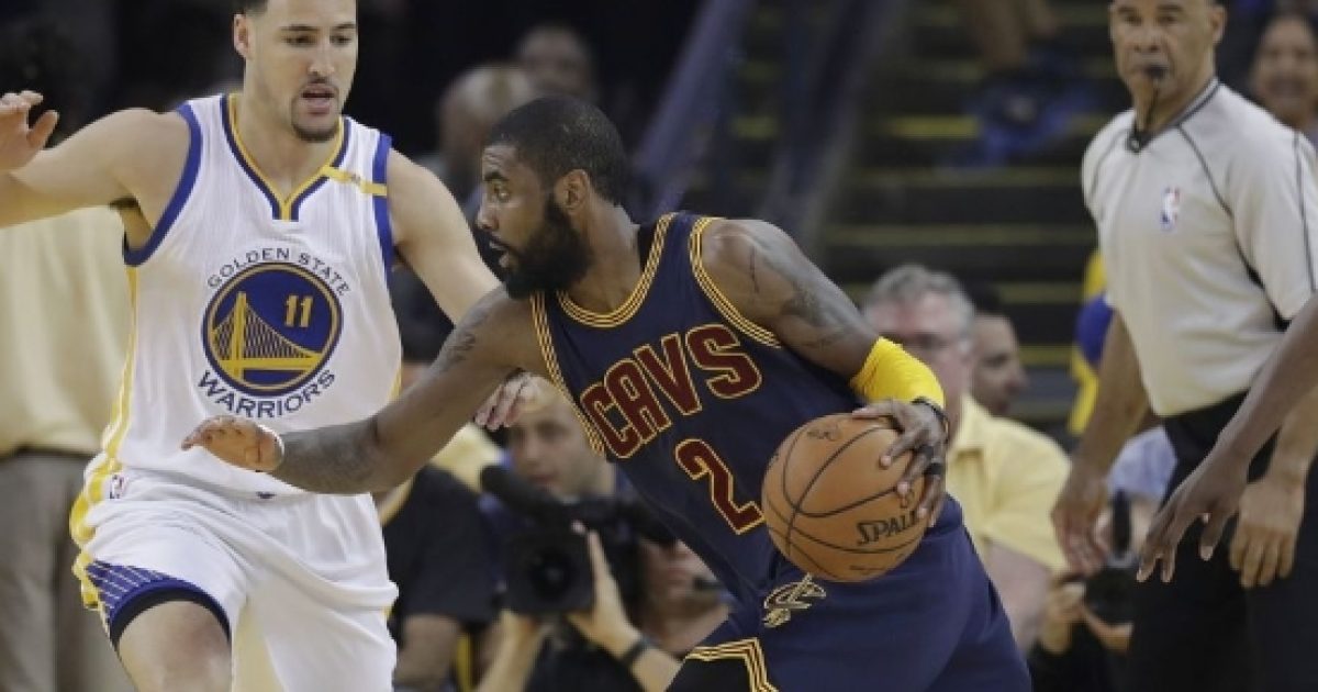 Kyrie Irving has high praise for Klay Thompson’s defense