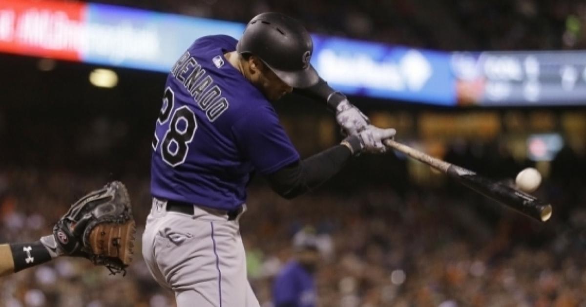 Nolan Arenado makes history by hitting for the cycle